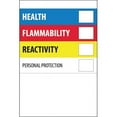 (5 pack) Tape Logic DL1306 2 x 3 in. - Health Flammability Reactivity ...