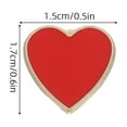 BESTYASH 4Pcs Red Fashion Brooch Alloy Love Heart Collar Clip Chic ...