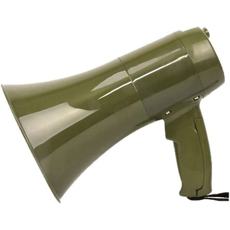 Loudspeaker 15W Megaphone Handheld Voice Amplifier with LED Lighting ...