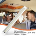 Liwarace RV Ceiling Light Fixture RV Interior Lighting for Boat Trailer ...
