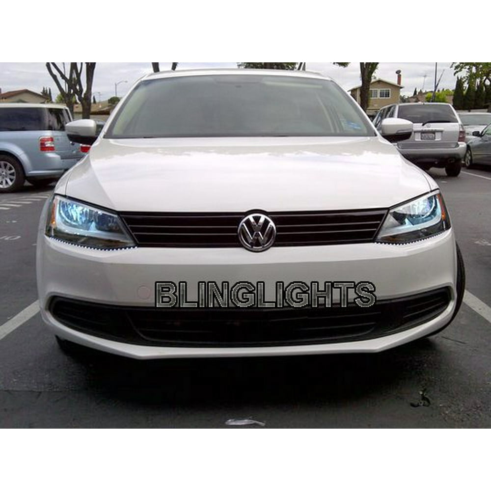 New 2011 2012 2013 2014 VW Jetta LED DRL Head Lights Strips Volkswagen ...