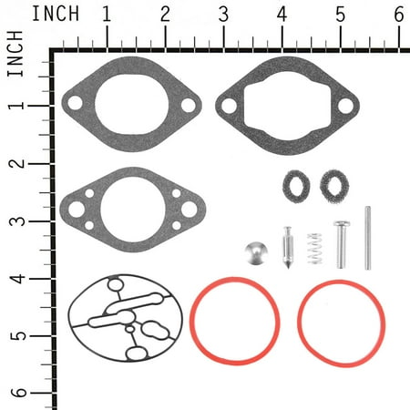 Carburetor Overhaul Kit for Briggs Stratton 696146 696147 Carb Gas ...