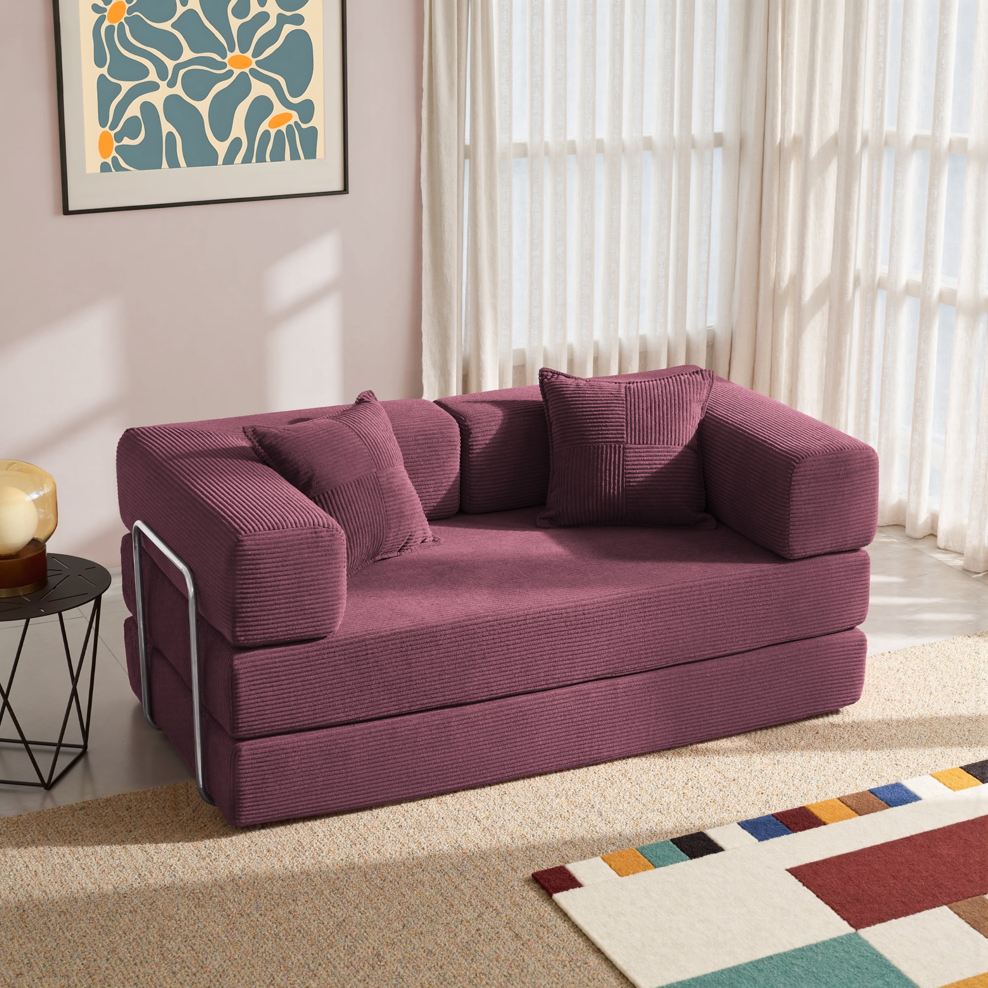 Click here for Yinix 62.9 Sofa Couch With Two Pillows  Comfy Modu... prices