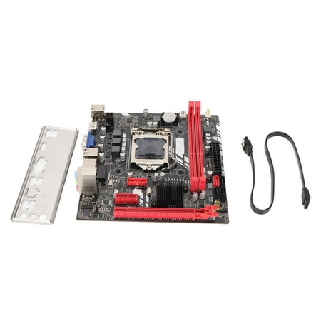 Motherboard, B75M Motherboard VGA Interface PCIE 8X 4pin 24pin Power ...
