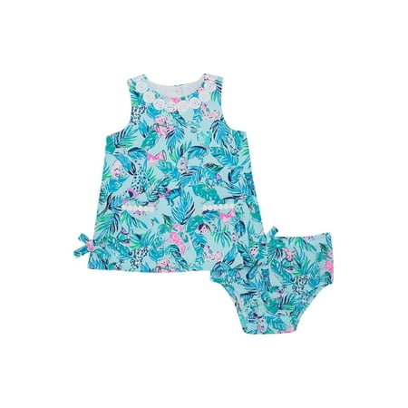 Lilly Pulitzer Baby Girl's Baby Lilly Shift Dress (Infant) Seasalt Blue ...