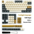 Retro Custom Keycaps 125 Keys for Mechanical Keyboard, XDA Profile ...