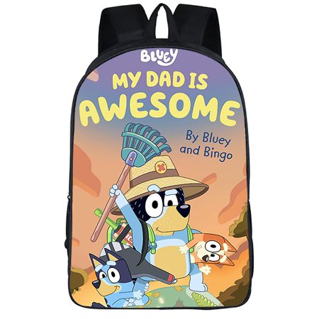 bluey student schoolbag large-capacity single-layer backpack ...