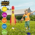 Zacro Rocket Launcher Toy for Kids, Foam Rockets Shoot 100 Feet ...