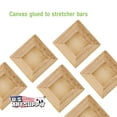 U.S. Art Supply 2" x 2" Mini Professional Primed Stretched Canvas 72 ...