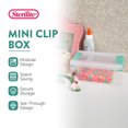 Sterilite Mini Clip Storage Box Set of 12, Small Plastic Bins with Snap ...