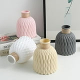 Aesthetic Scandinavian Plastic Vase Home Decor Flower Pasu Bunga Z7 ...