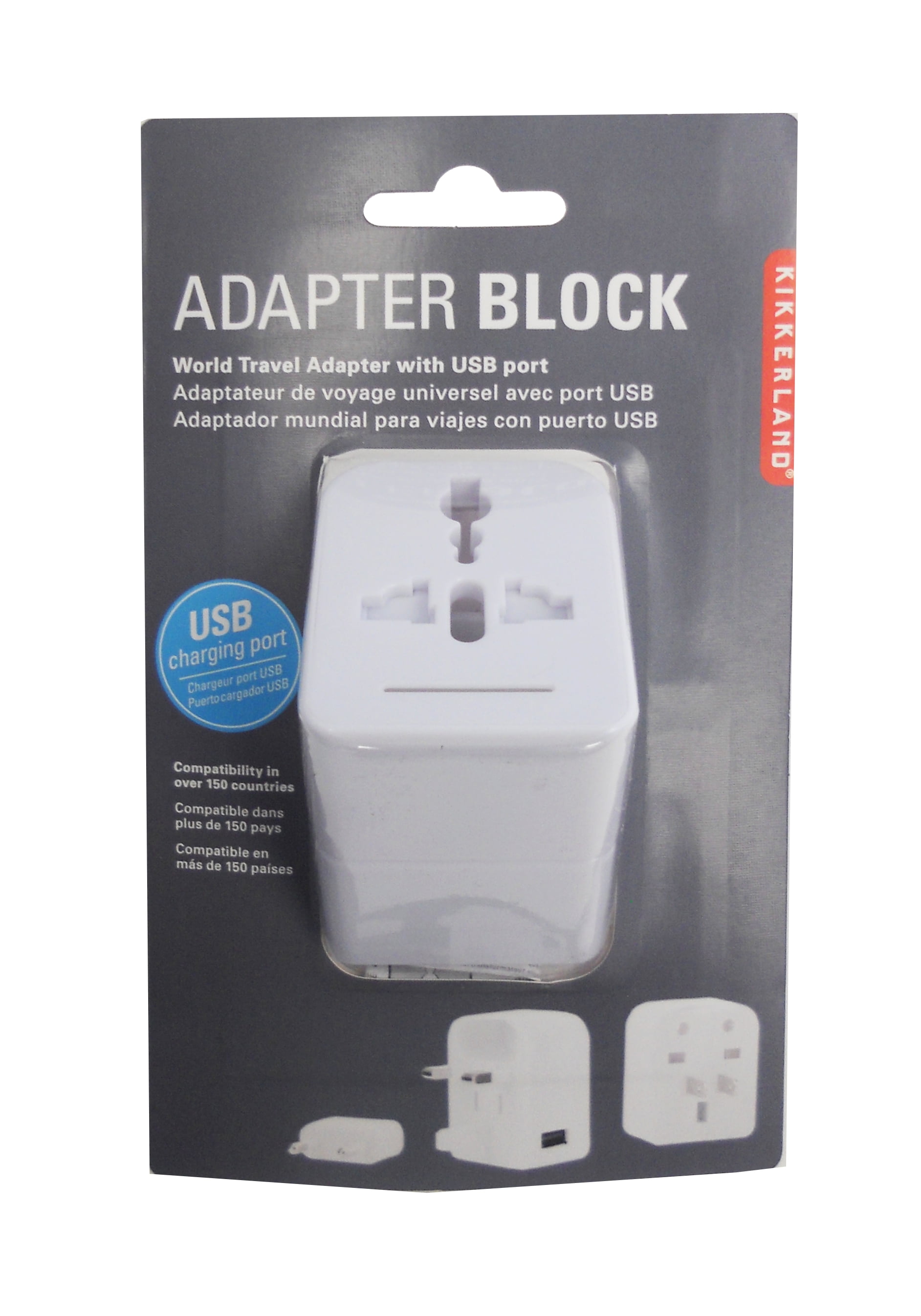 Kikkerland Travel Adaptor with USB | Walmart Canada