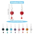 1 Set 32Pcs 8 Colors Handmade Polymer Clay Rhinestone Beads Zipper ...