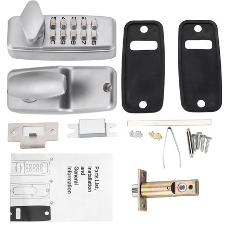 Qiilu 2 - 8 Digit Code Combination Door Zinc Alloy Convenient Password ...