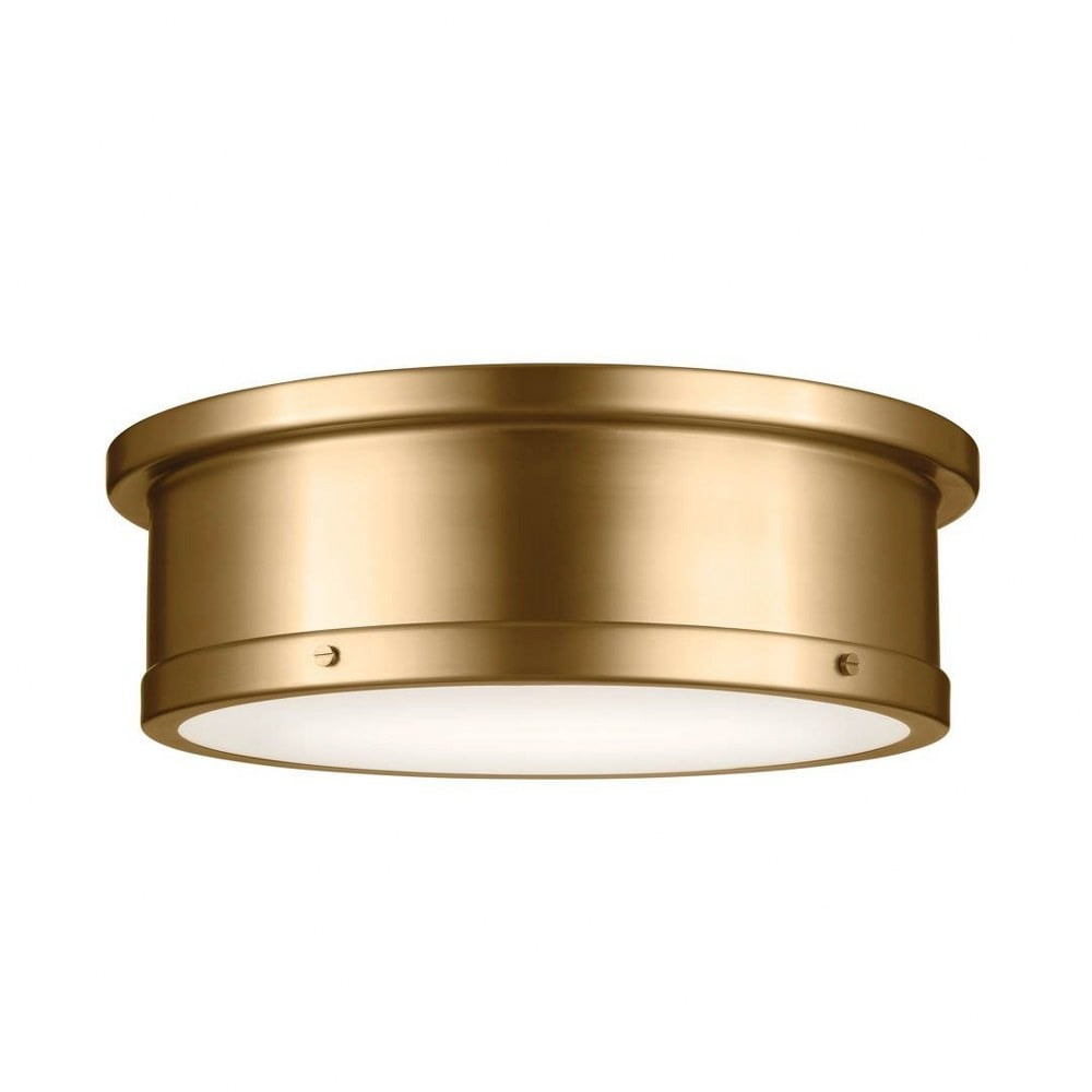 3 Light Flush Mount in Traditional Style-5.75 inches Tall and 18 inches ...