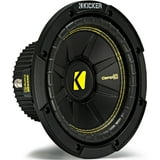 KICKER CompC 8-Inch Dual 4 Ohm SVC Car Subwoofer - 200W RMS Power ...