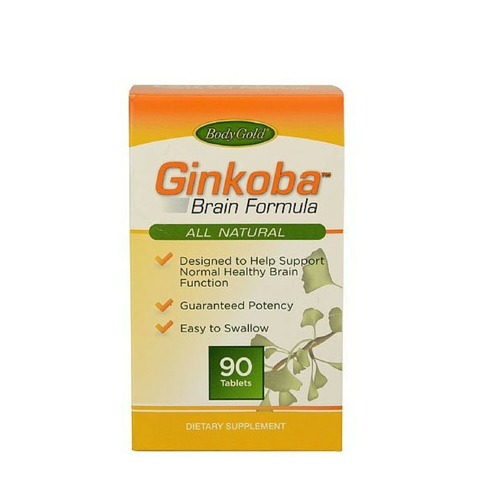 Suplemento Ginsana Ginkoba Memory 90 comprimidos (paquete de 4 ...