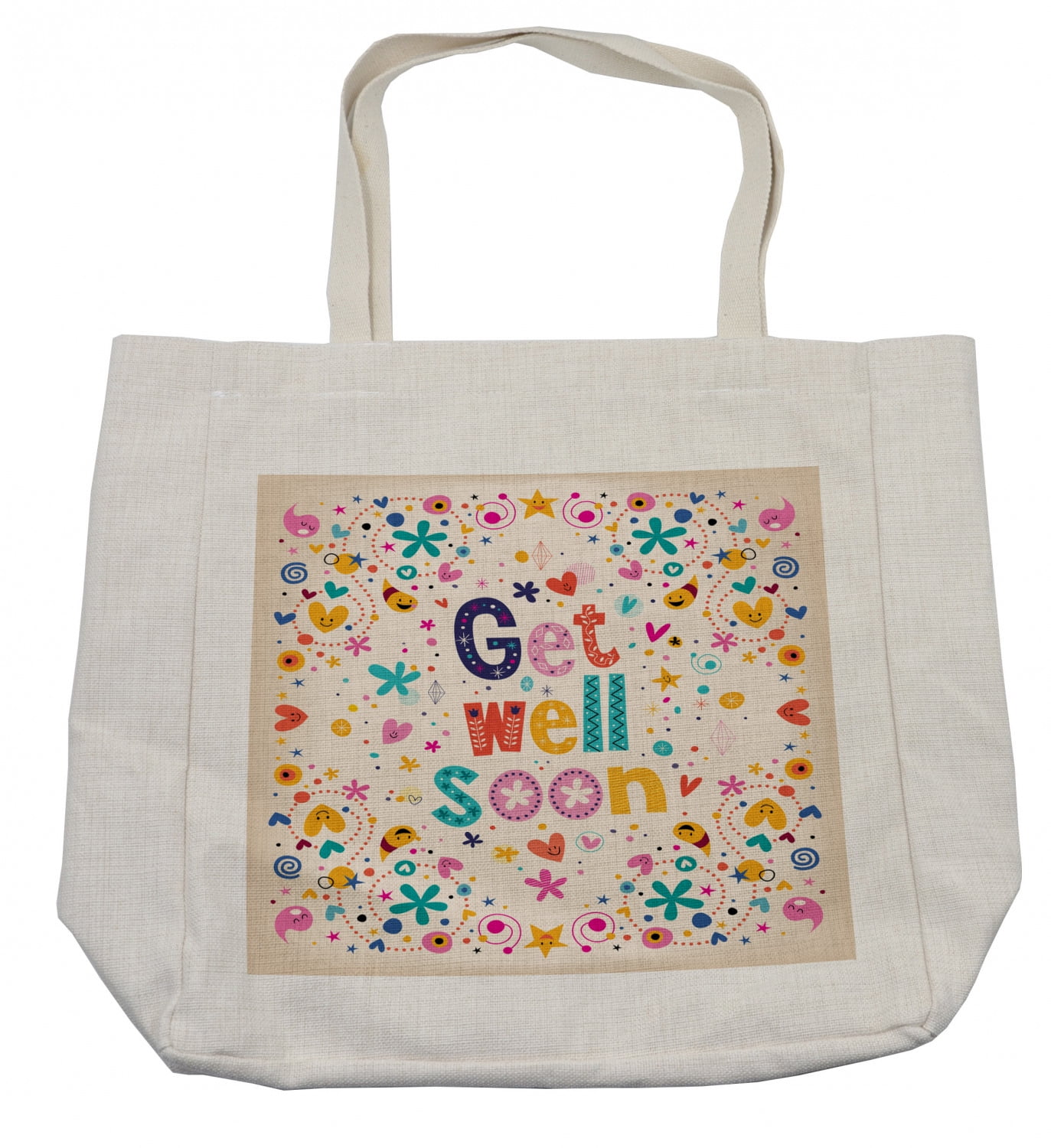 Saying Shopping Bag, Get Well Soon Inspirational Positive Message Wish ...