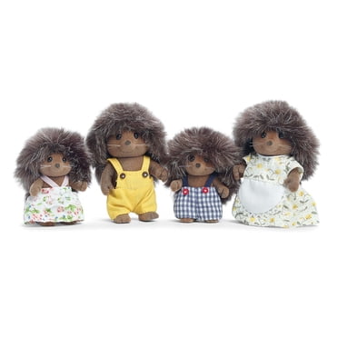 Calico Critters Ellwoods Elephant Family, Set of 4 Collectible Doll ...