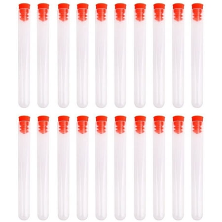 Test Tubes 75x12mm Disposable Non Graduated Plastic Tubes 20pcs ...