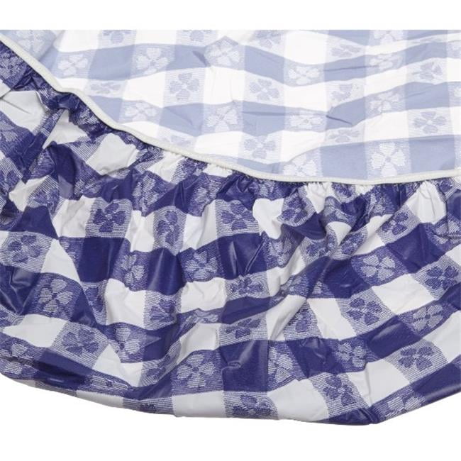 Kwik Covers 72-BW 72 in. ROUND KWIK COVER BLUE GINGHAM.. 25 Pack ...