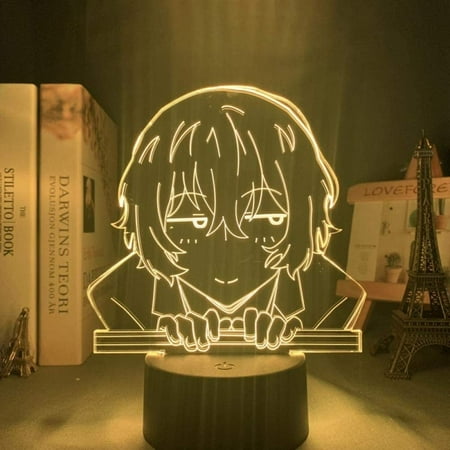FFIY Beautiful Gift 3D Night Light for Kids Bungo Stray Dogs Osamu ...