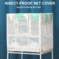 2pcs Bird Cage Splash Proof Covers Urine Barrier Scatter Guard ...