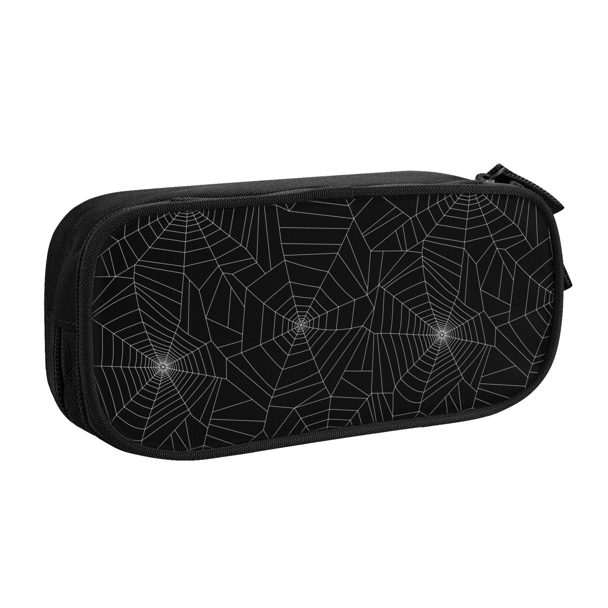 TEQUAN Large Capacity Pencil Case, Horror Spider Web Cobweb Pattern ...