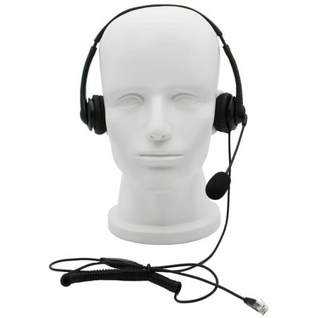 Call Center Telephone/IP Phone Headset RJ9 Headphone with Mic is Compatible with Cisco IP Phones ...