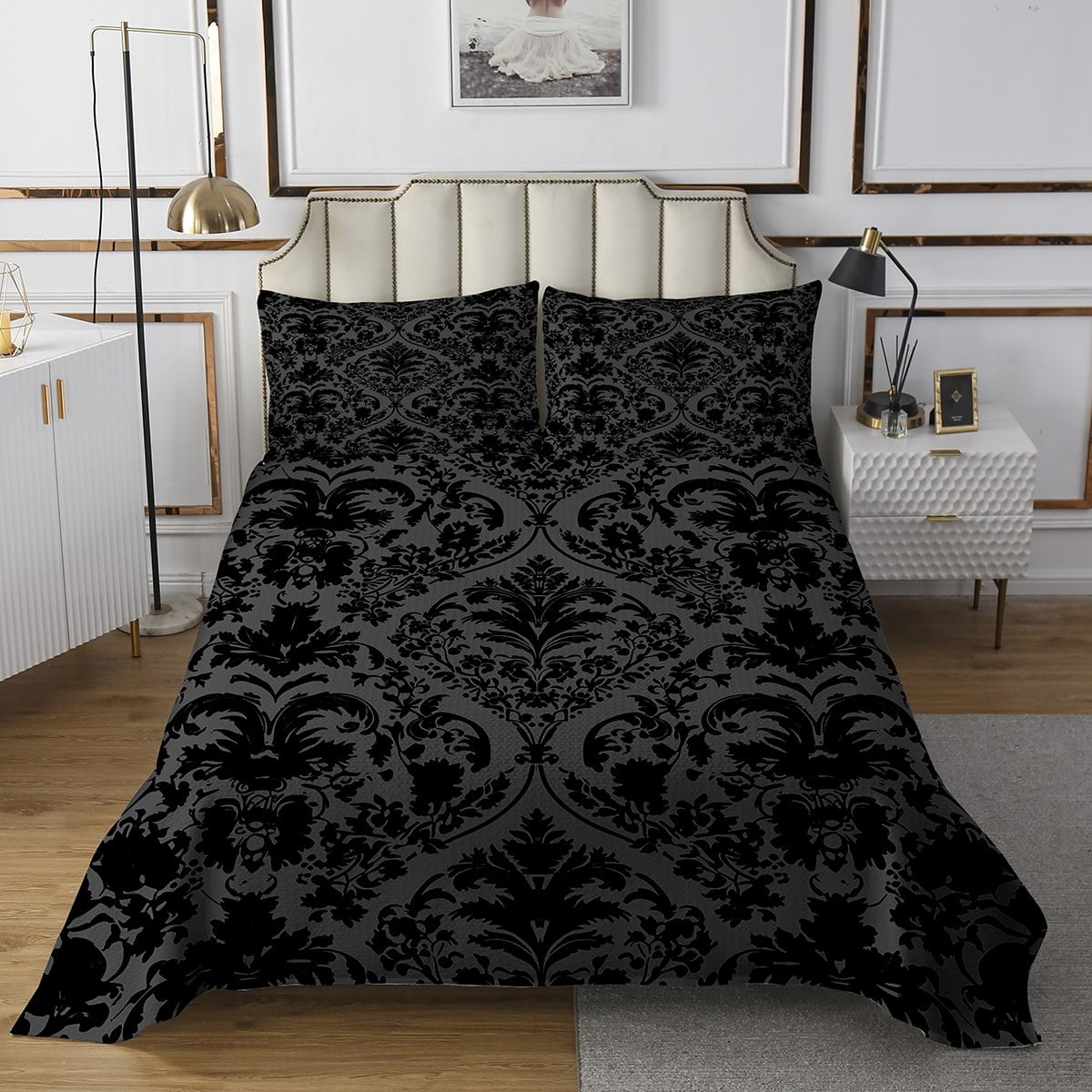 Click here for Erosebridal Bohemian Damask Coverlet Set King trad... prices