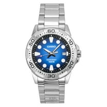 Casio Standard Analog Resin Strap Blue Dial Quartz MTD-140-2AV 100M Men ...