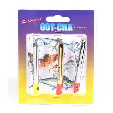 Sea Striker GOT-CHA G300GH, Soft Bait Fishing Lure Kits, Gold, 3 Pack ...