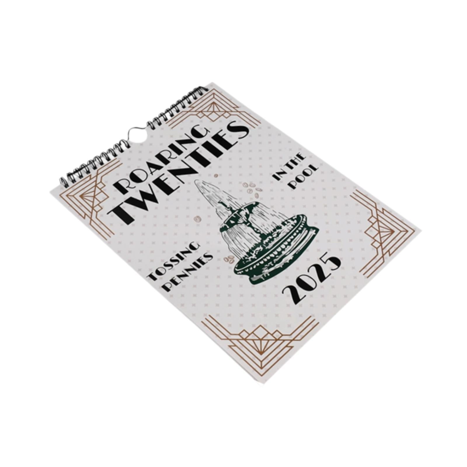 Calendario de pared 2025 Calendario de pared en espiral Calendario de ...