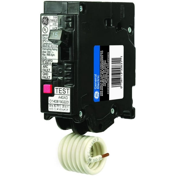 GE THQL1115DFP GE Q-Line Arc Fault/Gfci Circuit Breakers, Single-Pole ... GE THQL1115DFP GE Q-Line Arc Fault/Gfci Circuit Breakers, Single-Pole ...