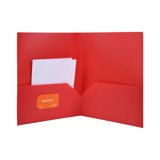 Mintra Office-(07103) Poly Pocket Folders (Orange, 8 Pack) - Walmart.com