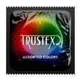 Trustex Assorted Colors Condoms, Latex Lubricated Colored Condoms, Bag ...