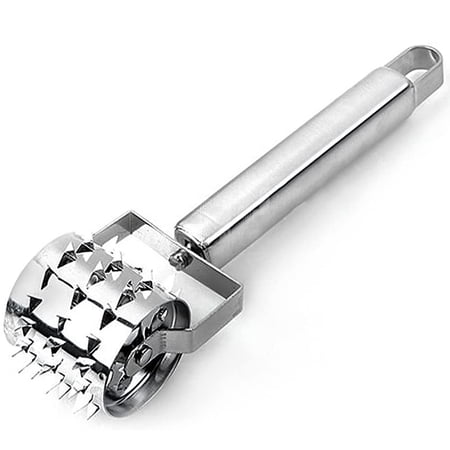 Meat Tenderizer Roller Stainless Steel for Steak Chicken Pork Beef ...