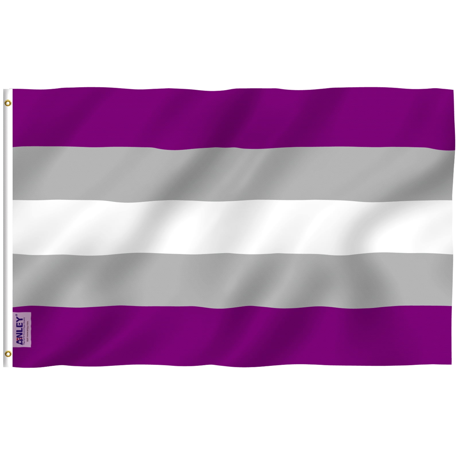 Anley 3x5 Foot Greysexual Pride Flag - Graysexual Grey Ace LGBT Flags ...