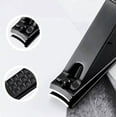Black Nail Clipper 18 Set Stainless Steel Manicure Nail Scissors ...