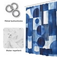 Abstract Color Block Nordic Shower Curtain Set, Waterproof Shower ...
