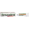 Benzodent Dental Pain Relieving Cream, Denture Tooth and Gum Pain, 1 oz ...