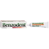 Benzodent Dental Pain Relieving Cream, Denture Tooth and Gum Pain, 1 oz ...