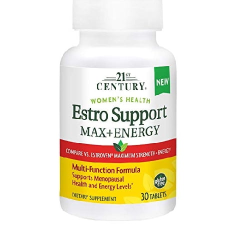 21st Century Estro Support Max plus Energy - 30 Count - Walmart.com ...