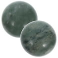 DIAEDGE 2pcs Jade Baoding Balls Handheld Finger Ball Natural Crystal ...