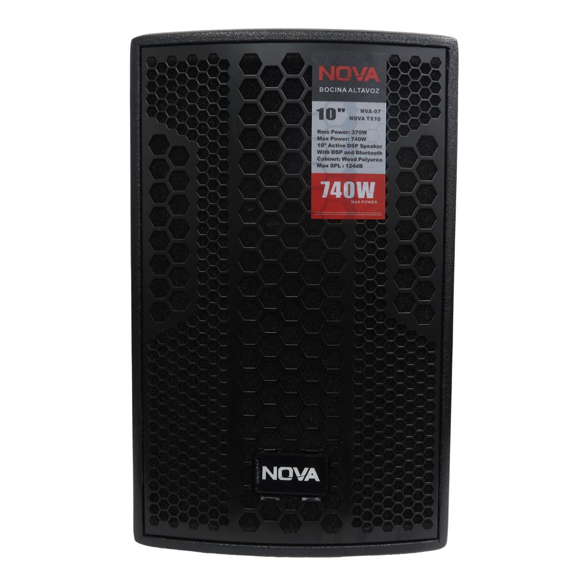 Bafle Amplificado NOVA TX10 de 10" 370w rms bluetooth | Walmart en línea