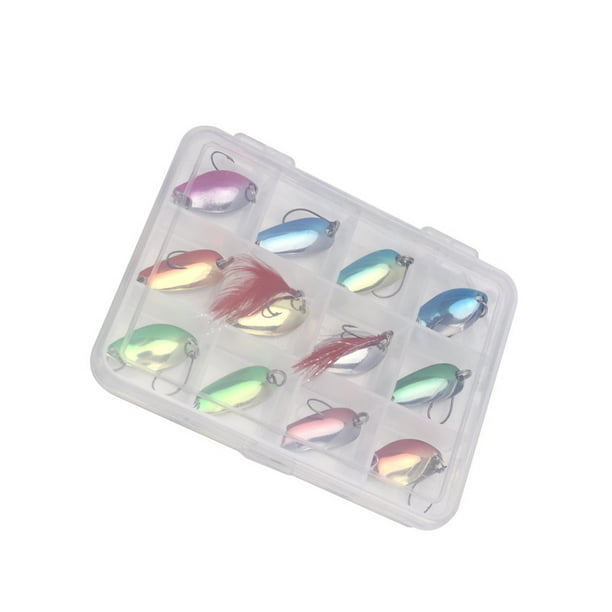 Shengyu 1/2/3/5 Spoon Spinners Fishing Lure Spinnerbait Sequins Single ...