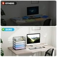 Marbrasse 5-Tier Paper Letter Tray Organizer with Handles, Mesh desktop ...