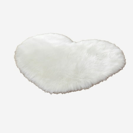 Decodeary Rugs Floor Mat Heart Shaped Indoor Anti-skid Carpets Bedside ...
