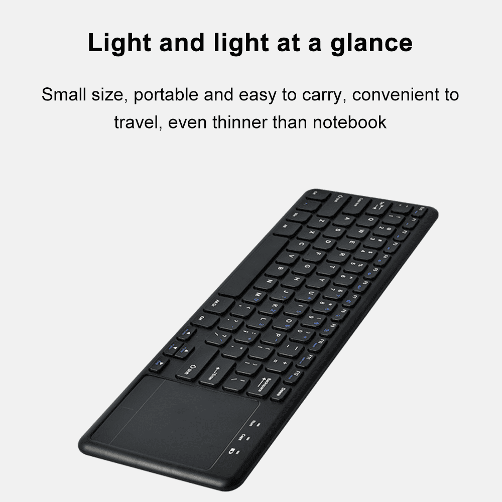 Teclado con Touchpad Adepaton 2.4 GHz receptor USB Multimedia Windows ...