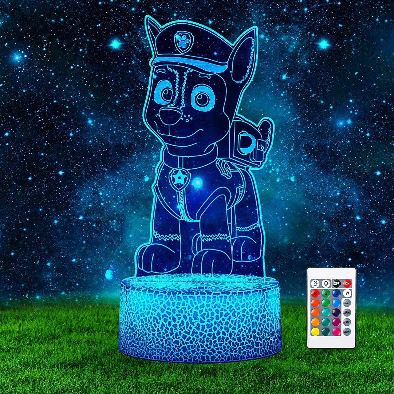 Click here for Aveki Paw Chase Night Light Kids  3d Led Table Bed... prices